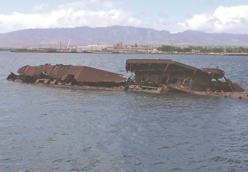 Decaying USS Utah hulk gets 3D sonar mapping – Hilltop Times