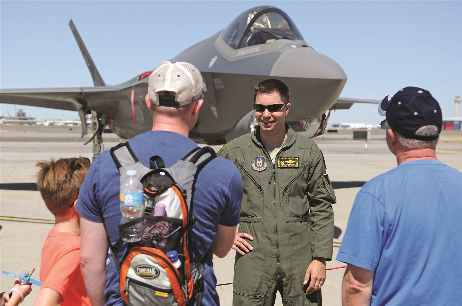 Pilot showcases F-35 to Utah Citizen Airmen, families – Hilltop Times