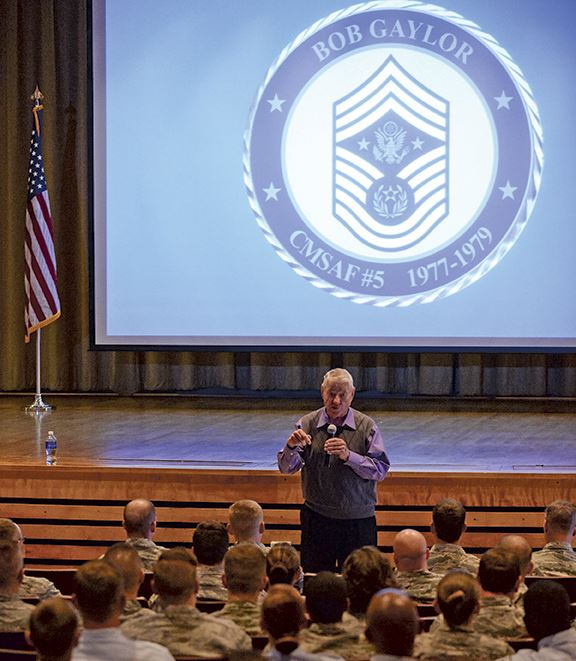 CMSAF Gaylor addresses Team Hill – Hilltop Times