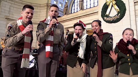 USAF Band surprises commuters at Washington DC train station – Hilltop ...