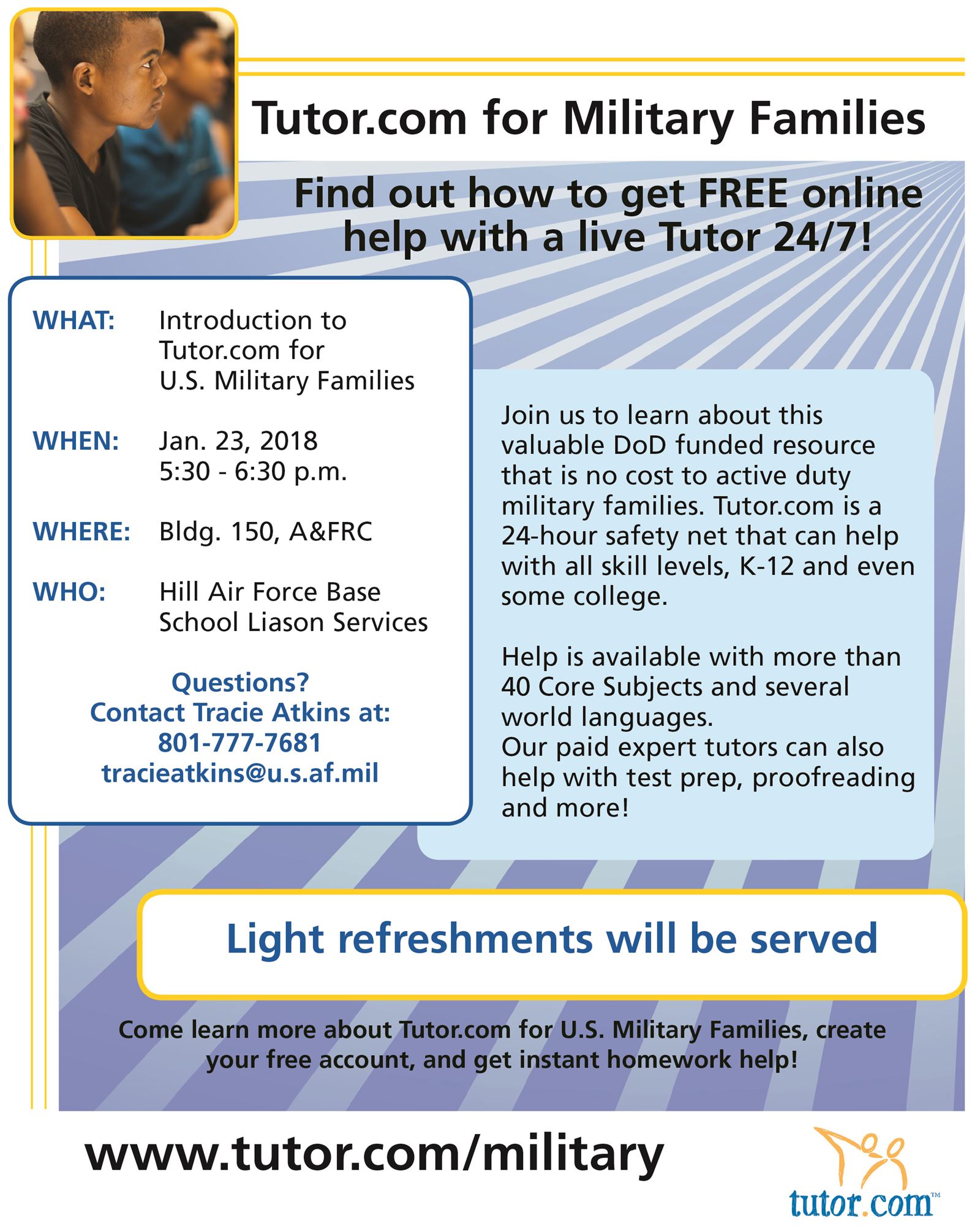 Tutor.com for Military Families – Hilltop Times