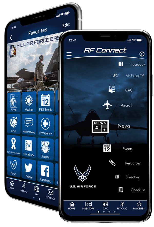 USAF Connect app now hosts Hill AFB – Hilltop Times
